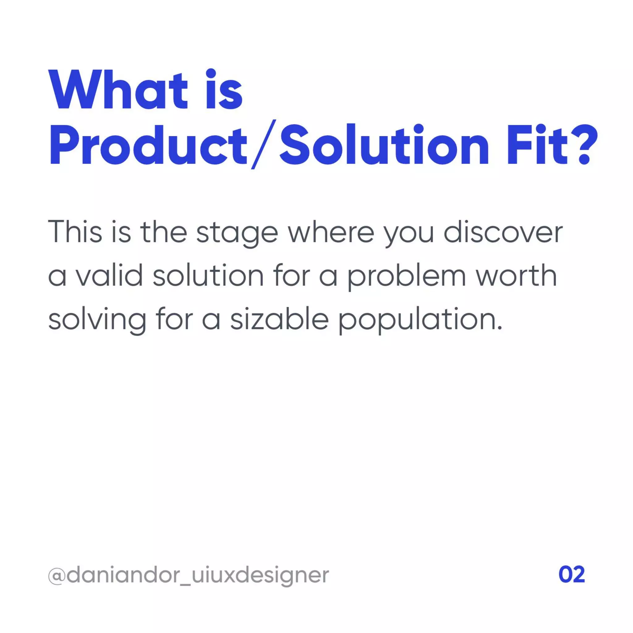 Problem/Solution Fit | PDF