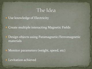 Magnetic Levitation | PPT