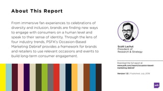 Occasion-Based Marketing Debrief | PDF