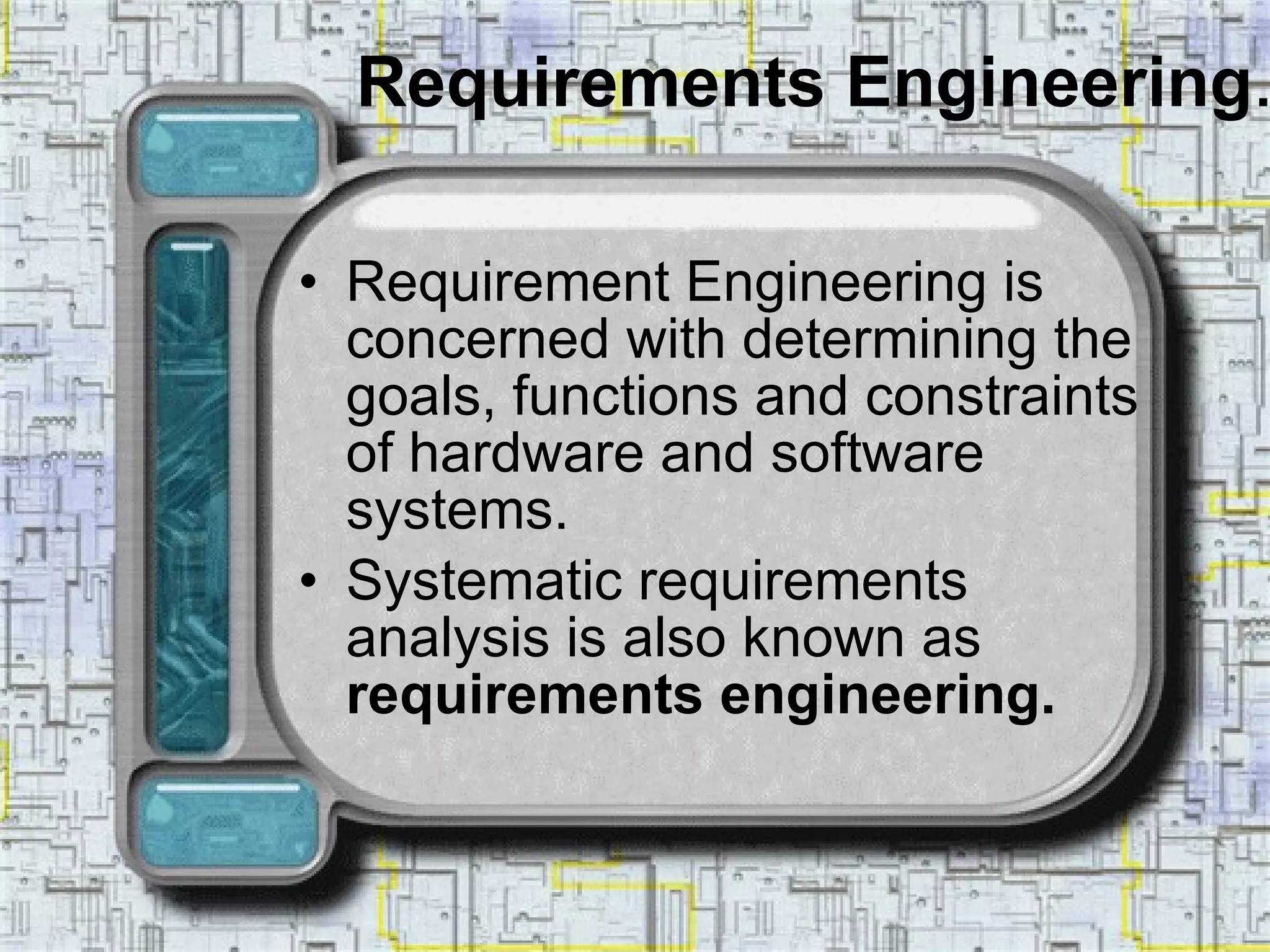 Process Support for requirements engineering | PPT | IT and Internet ...