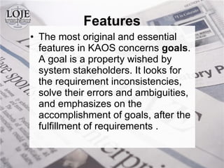 Process Support for requirements engineering | PPT