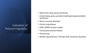 Pediatric Polysomnography (Sleep study) | PPTX