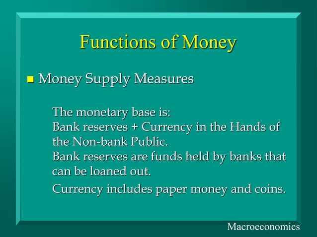 FUNCTIONS OF MONEY AND ITS TYPES AND EFFECTS.ppt