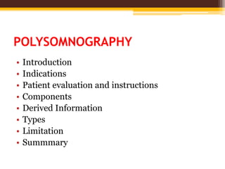 Polysomnography | PPTX