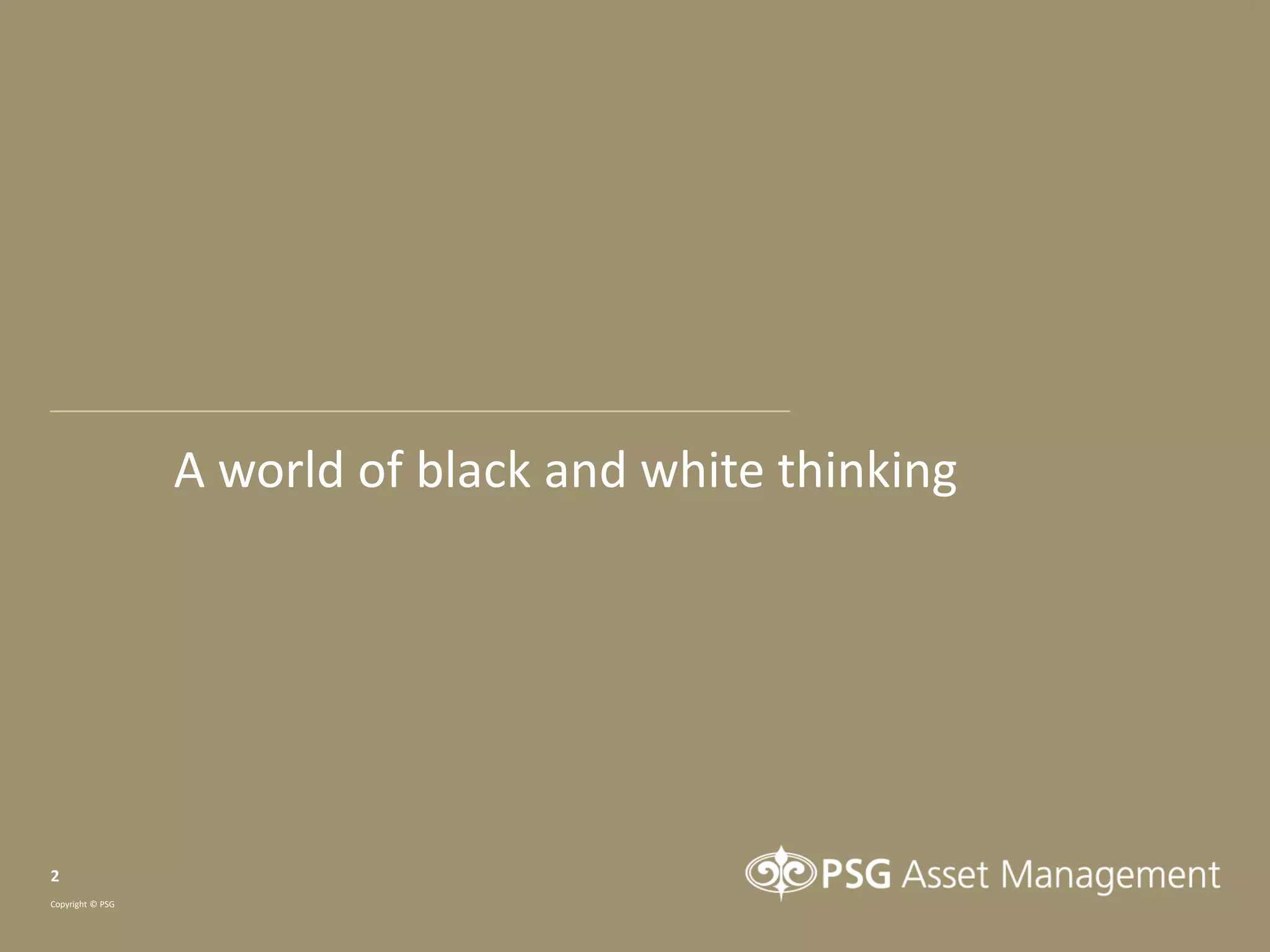 PSG Asset Management | PPT