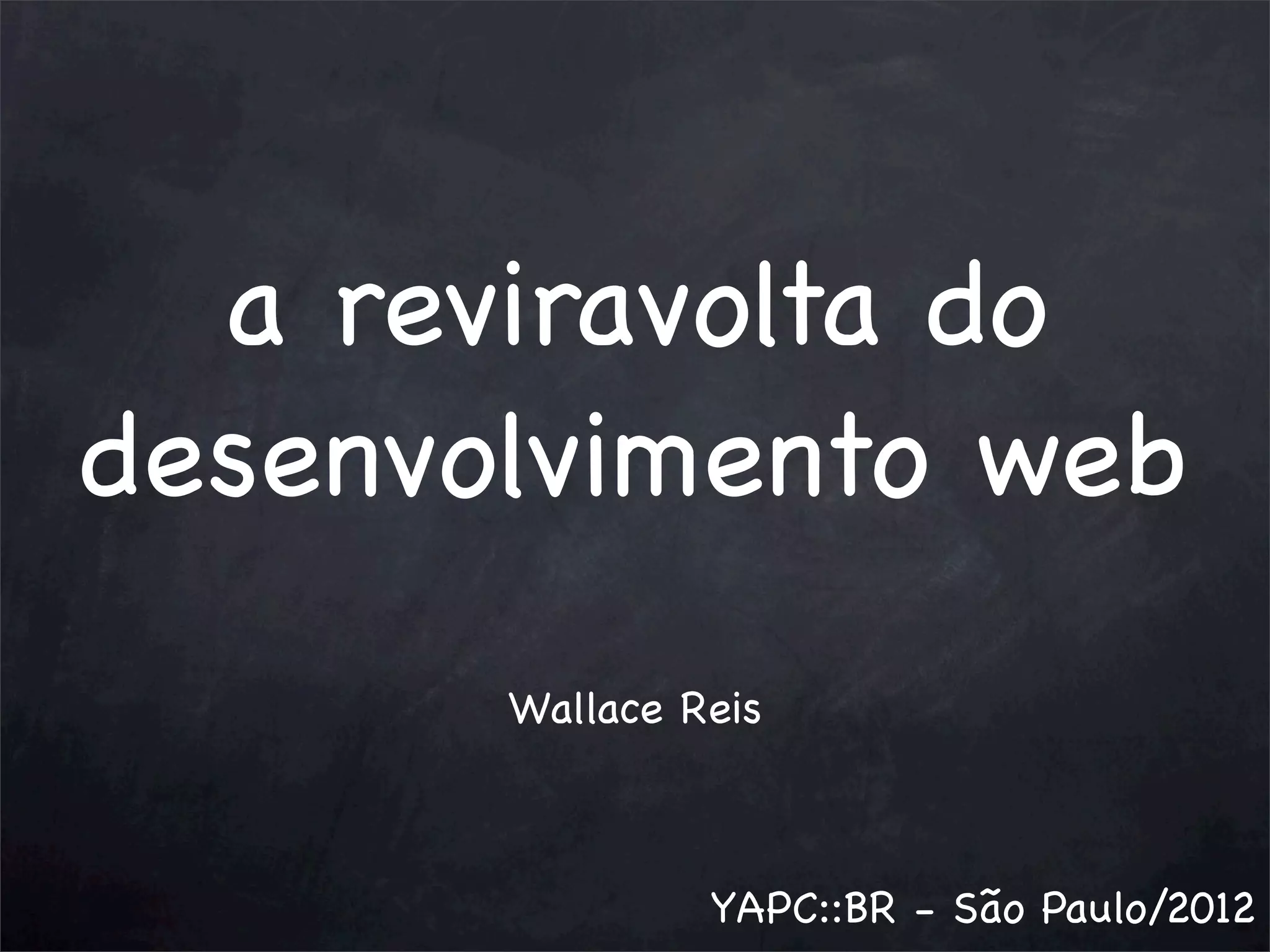 A reviravolta do desenvolvimento web | PDF