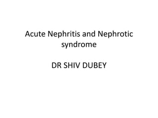 Psgn nephrotic syndrome | PPTX