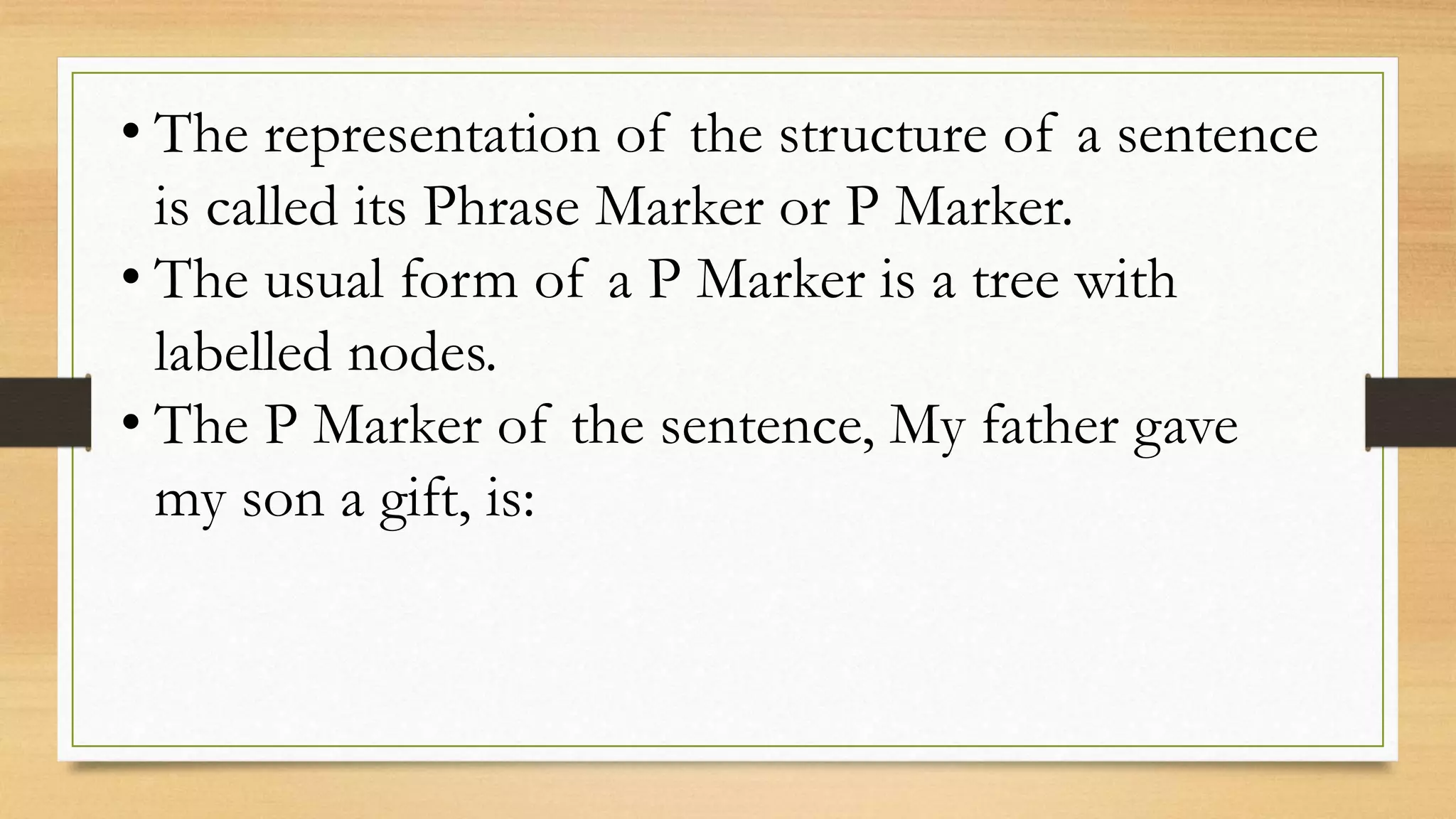 Phrase Structure Grammar | PPTX