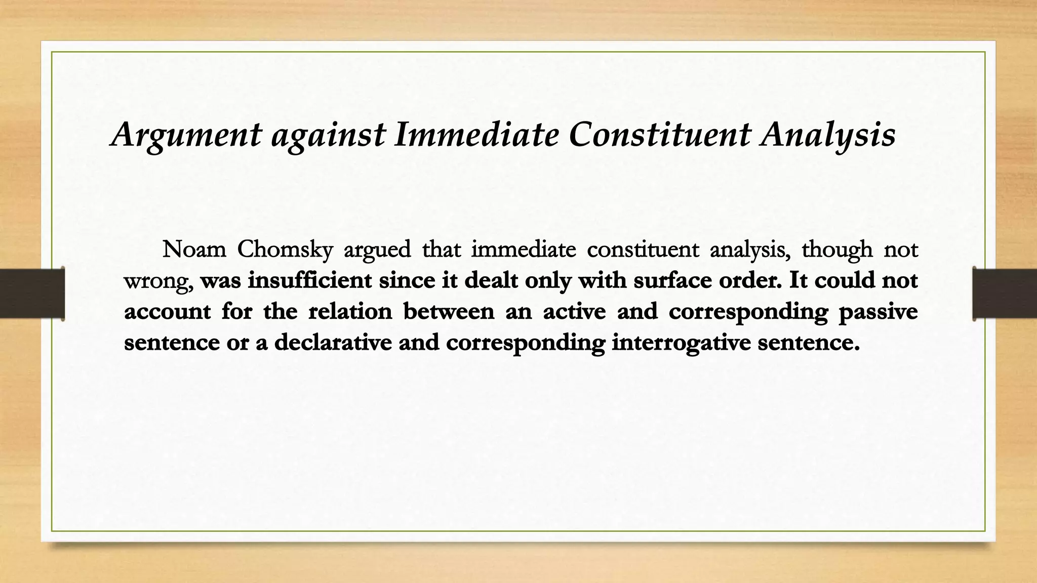 Phrase Structure Grammar | PPTX