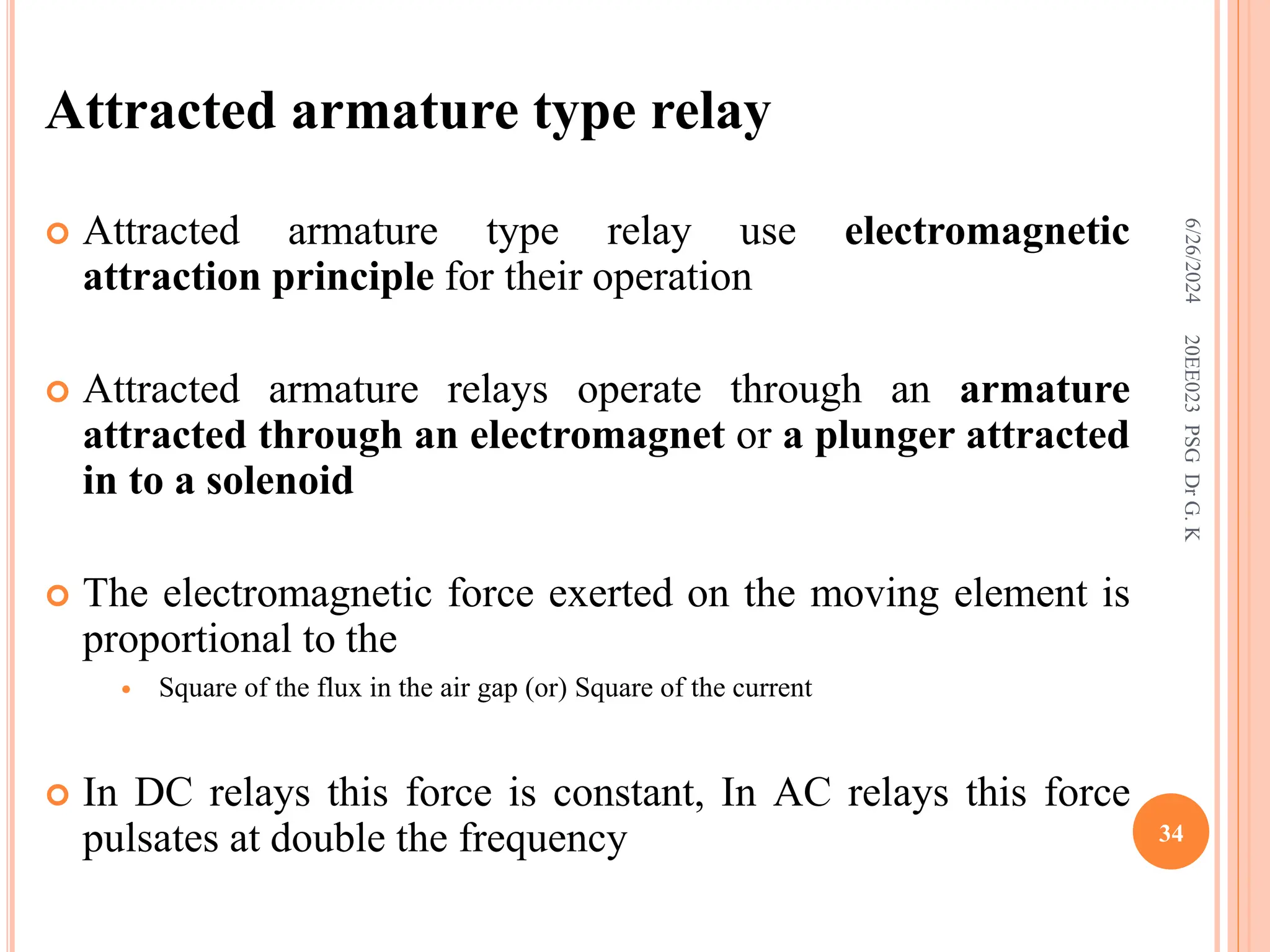Protection and Switch Gear Introduction Relay PPT ppt | PPT