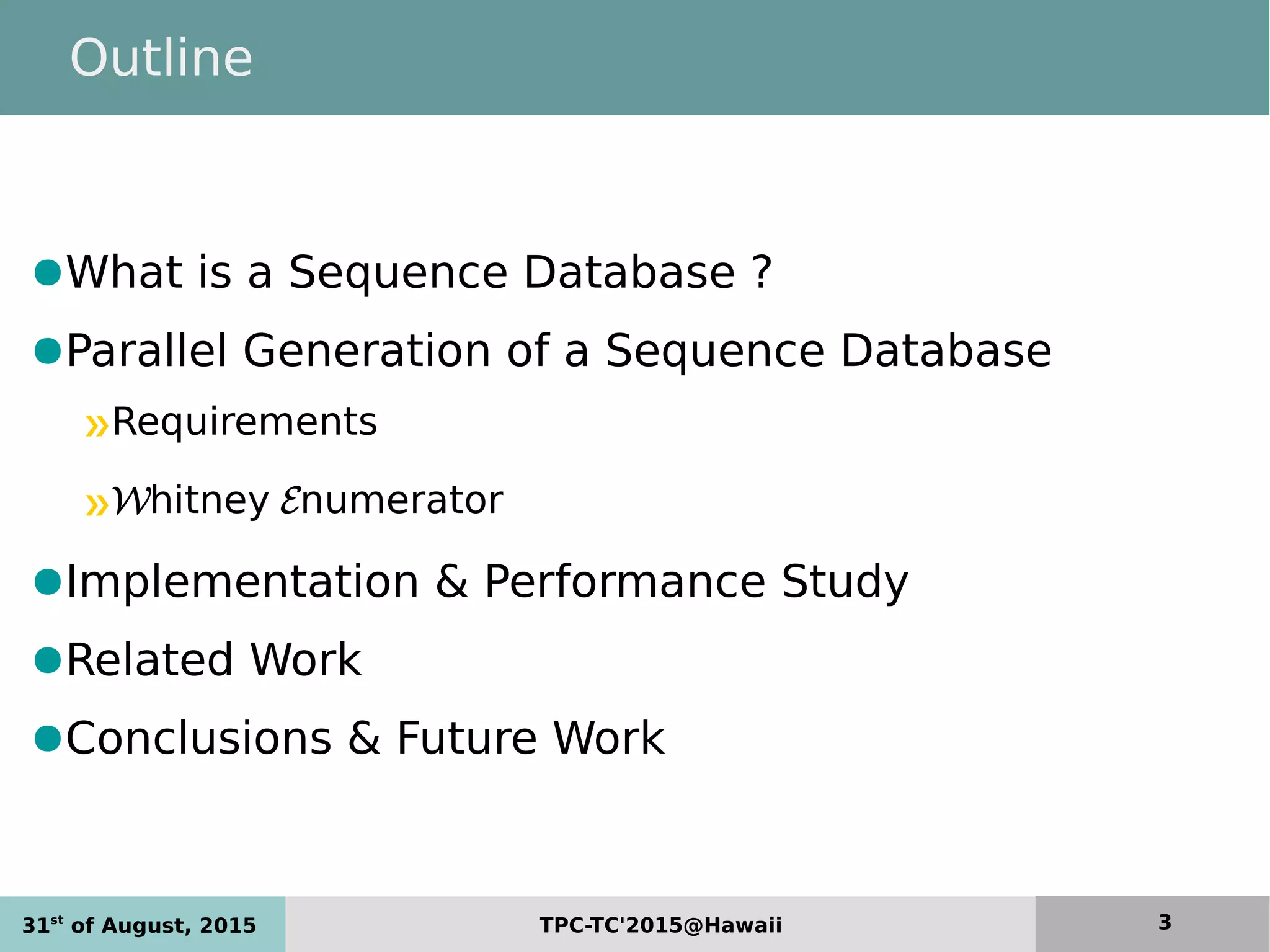 Parallel Sequence Generator | PDF