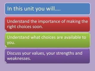 Pshe careers lesson 1 year 8 | PPTX