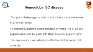 case presentation on hemaglobin sc disease | PPTX