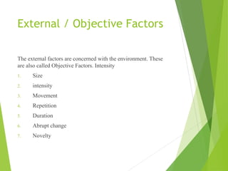 Attention, factors of Attention | PPT