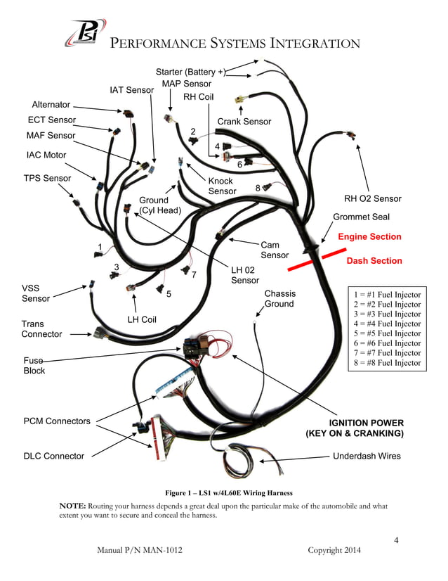 Manual: Wiring Harness 1998 – 2002 GM LS1 / LS6 Drive by Cable ...