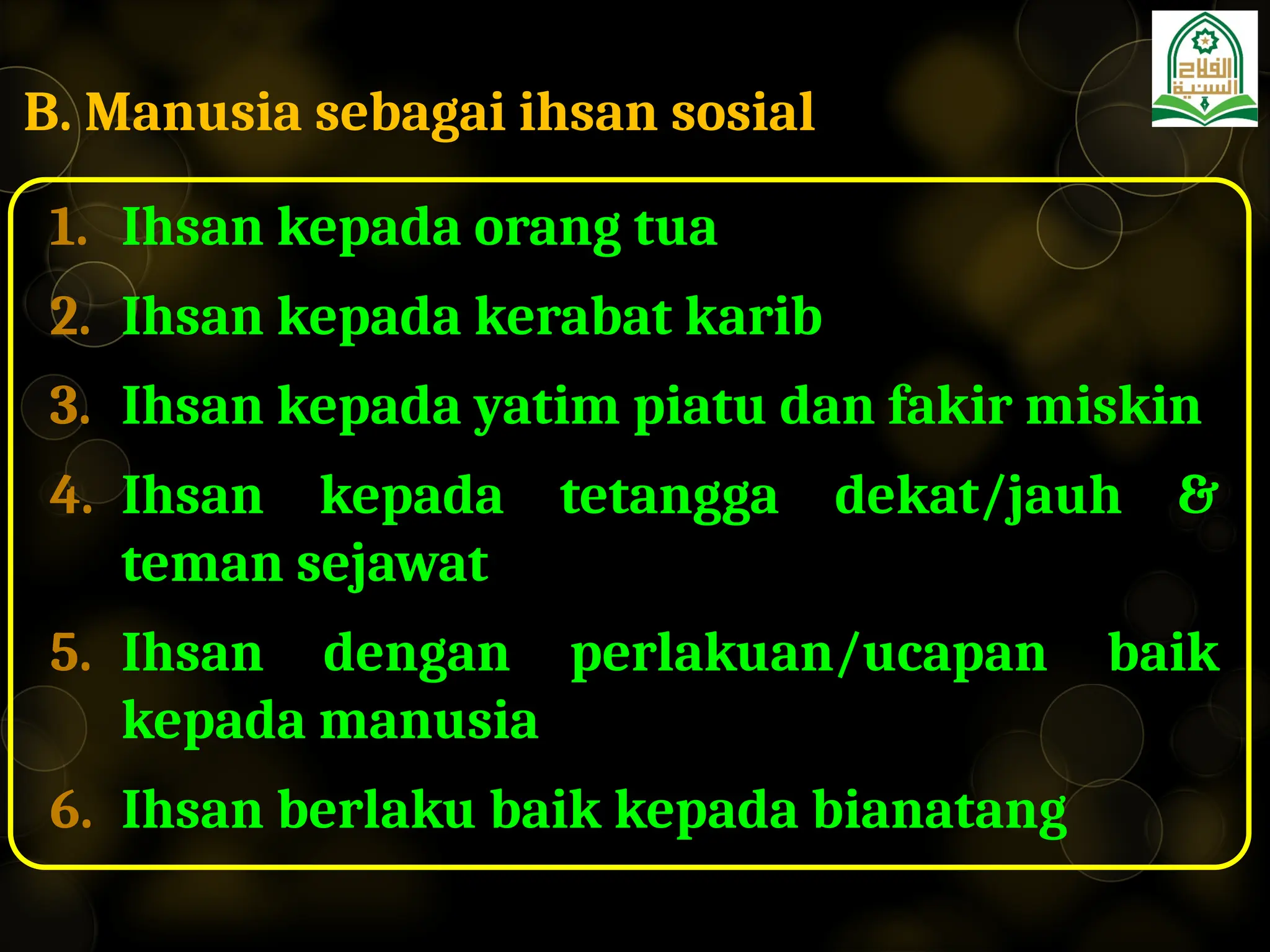 integrasi iman islam ihsan dalam membentuk insan kamil | PPTX