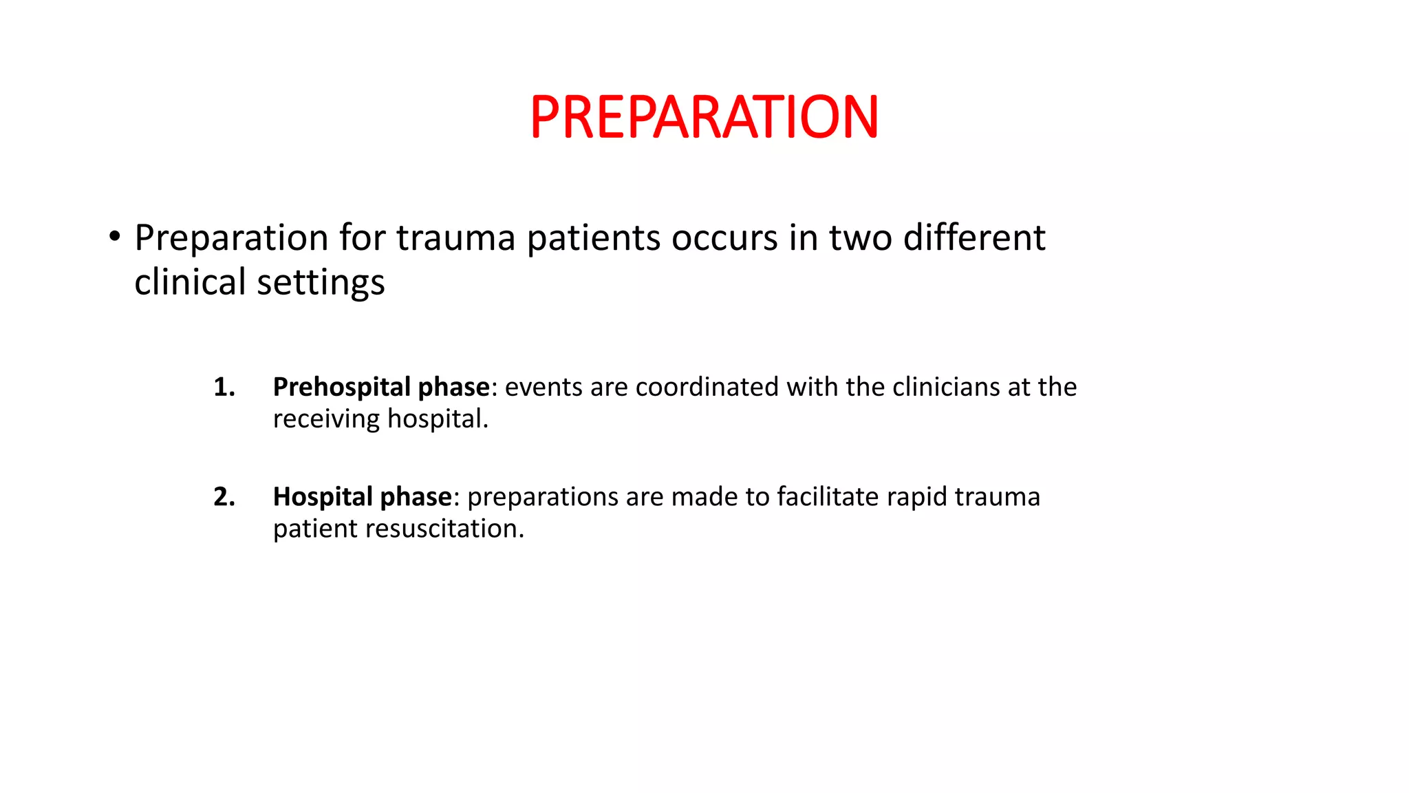 PRIMARY SURVEY AND INITIAL ASSESSMENT OF TRAUMA | PPTX