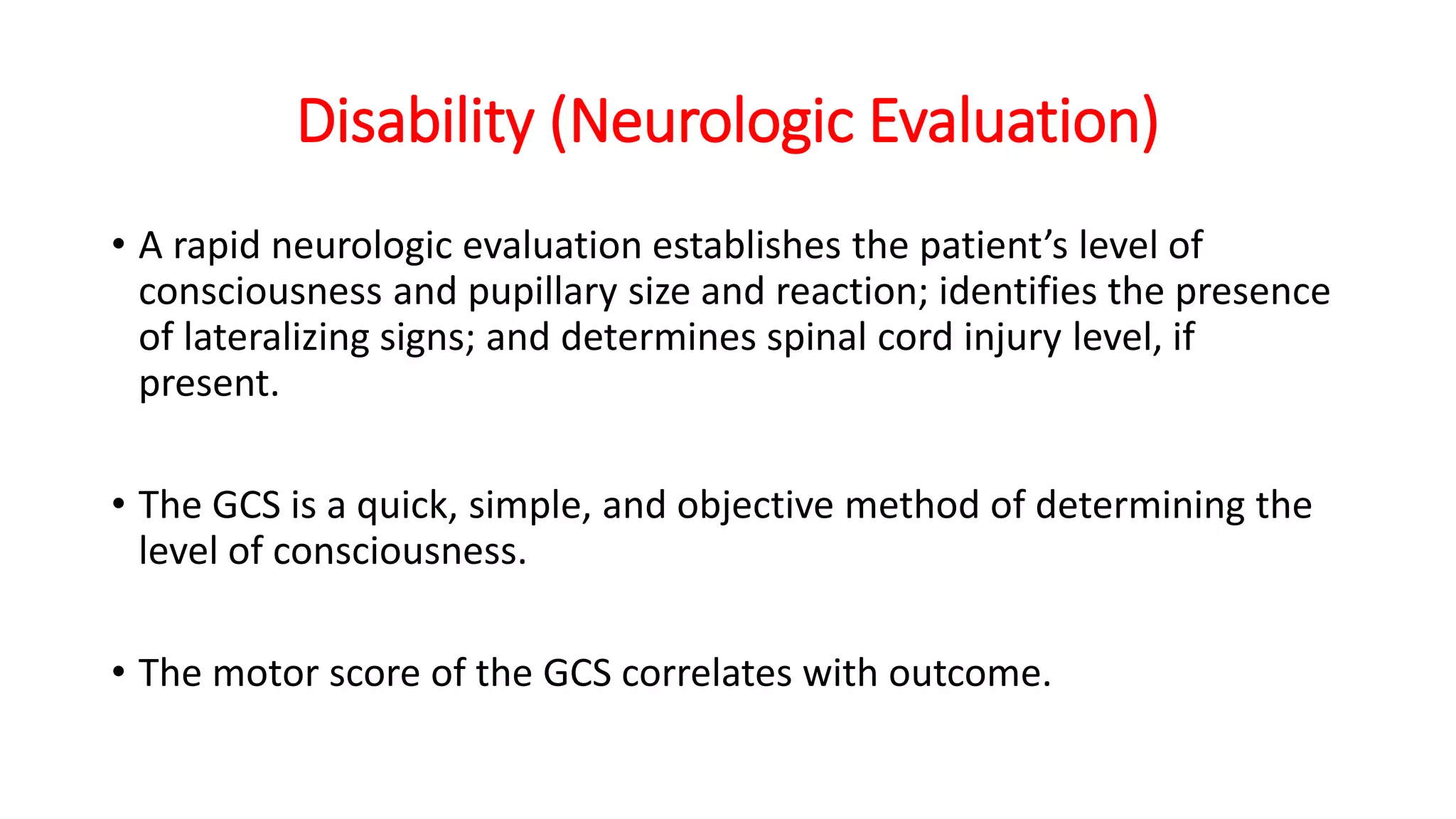 PRIMARY SURVEY AND INITIAL ASSESSMENT OF TRAUMA | PPTX