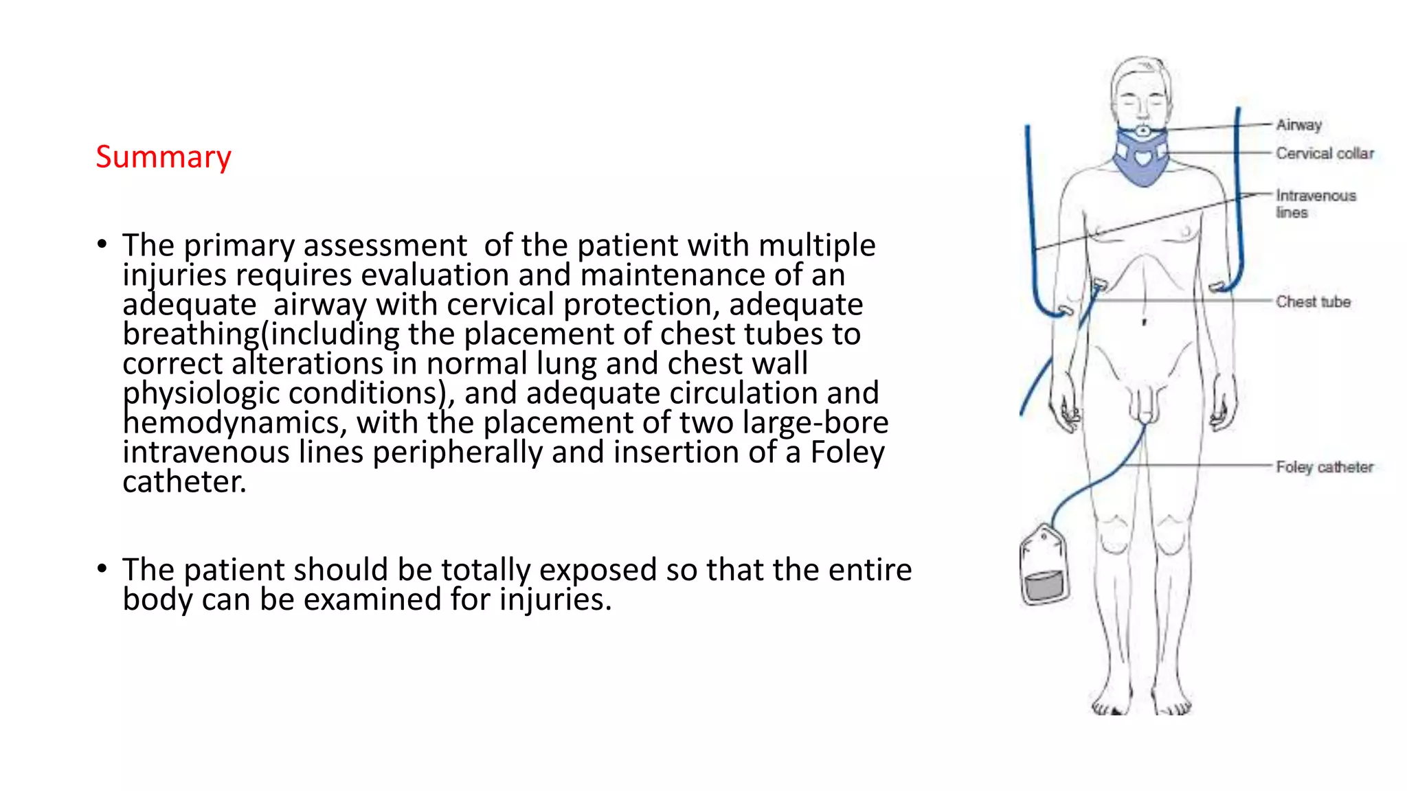 PRIMARY SURVEY AND INITIAL ASSESSMENT OF TRAUMA | PPTX