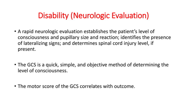 PRIMARY SURVEY AND INITIAL ASSESSMENT OF TRAUMA | PPTX | First Aid ...