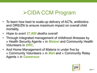 PSI’s experience in Community Case Management programs | PPT