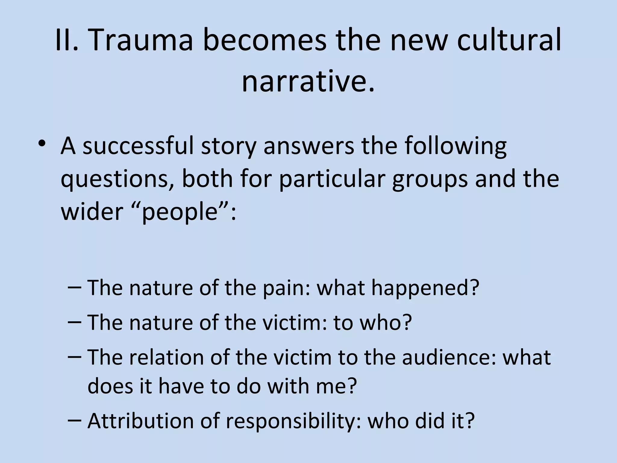 Cultural Trauma and Collective Identity | PPT
