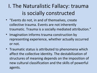Cultural Trauma and Collective Identity | PPT