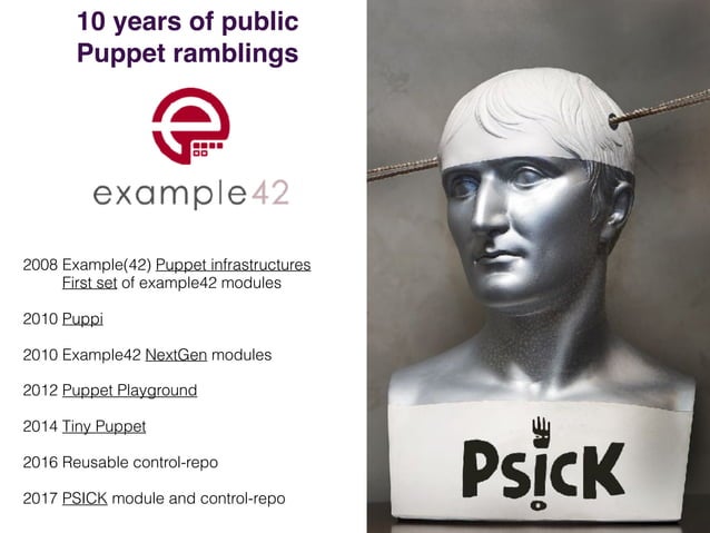 Puppet Systems Infrastructure Construction Kit | PPT