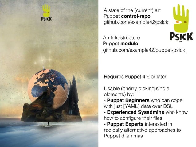 Puppet Systems Infrastructure Construction Kit | PPT