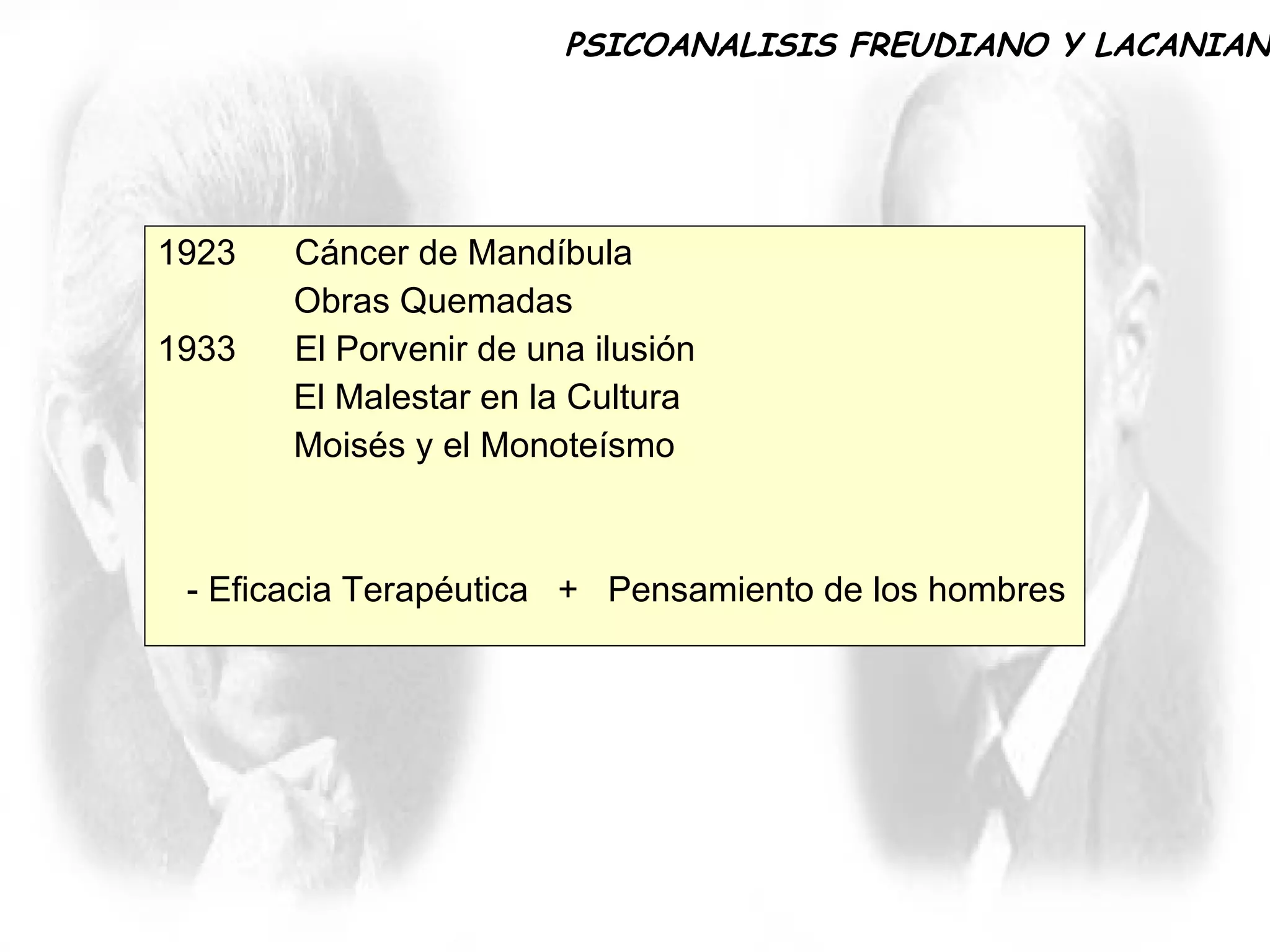 Psicoanalisis Freudiano Y Lacaniano | PPT