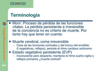 PsicologíA Del Enfermo Terminal | PPT