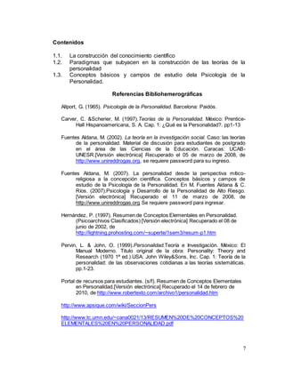 Psicología de la personalidad de alto riesgo | DOCX