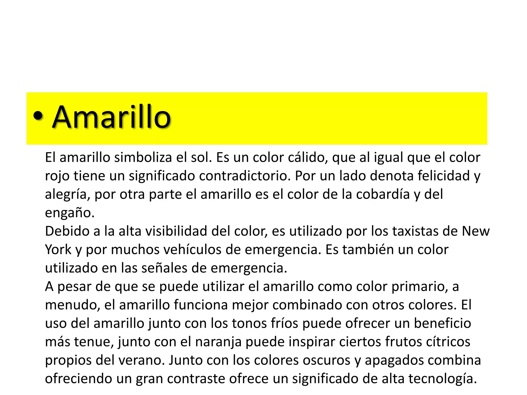 Psicología del color | PPTX