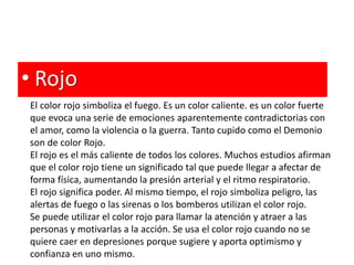 Psicología del color | PPTX