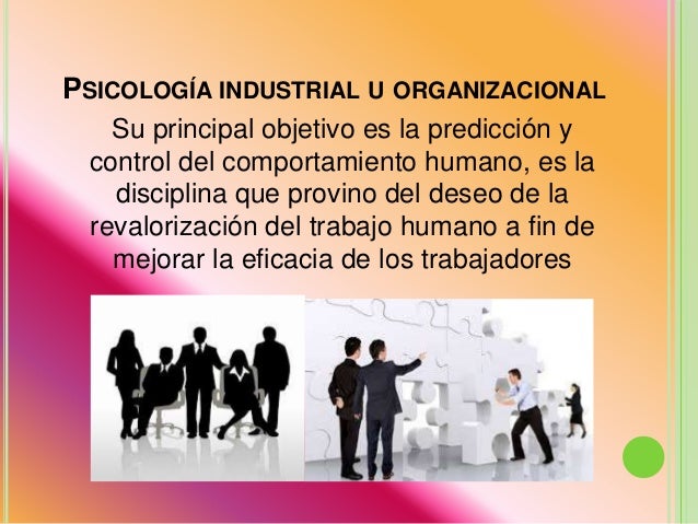 Psicología industrial u organizacional
