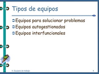 Psicología organizacional equipos grupos de trabajo | PPTX