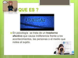 apatia | PPTX
