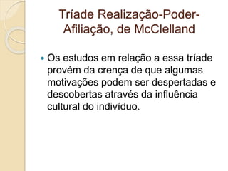 Psicologia motivação | PPTX