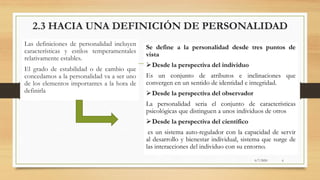 Psicologia de la personalidad, teoria e investigacion | PDF