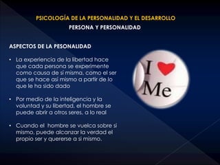 Psicología de la personalidad | PPTX