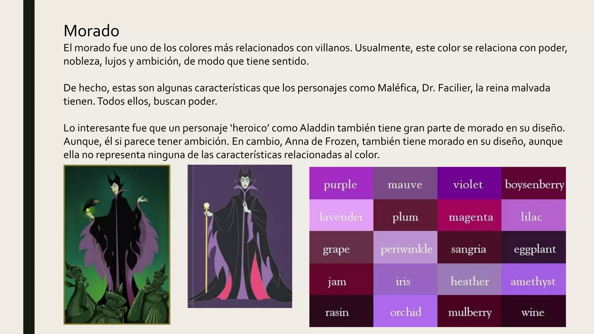 Psicologia del color en CREACION DE PERSONAJES | PPTX