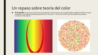 Psicologia del color en CREACION DE PERSONAJES | PPTX