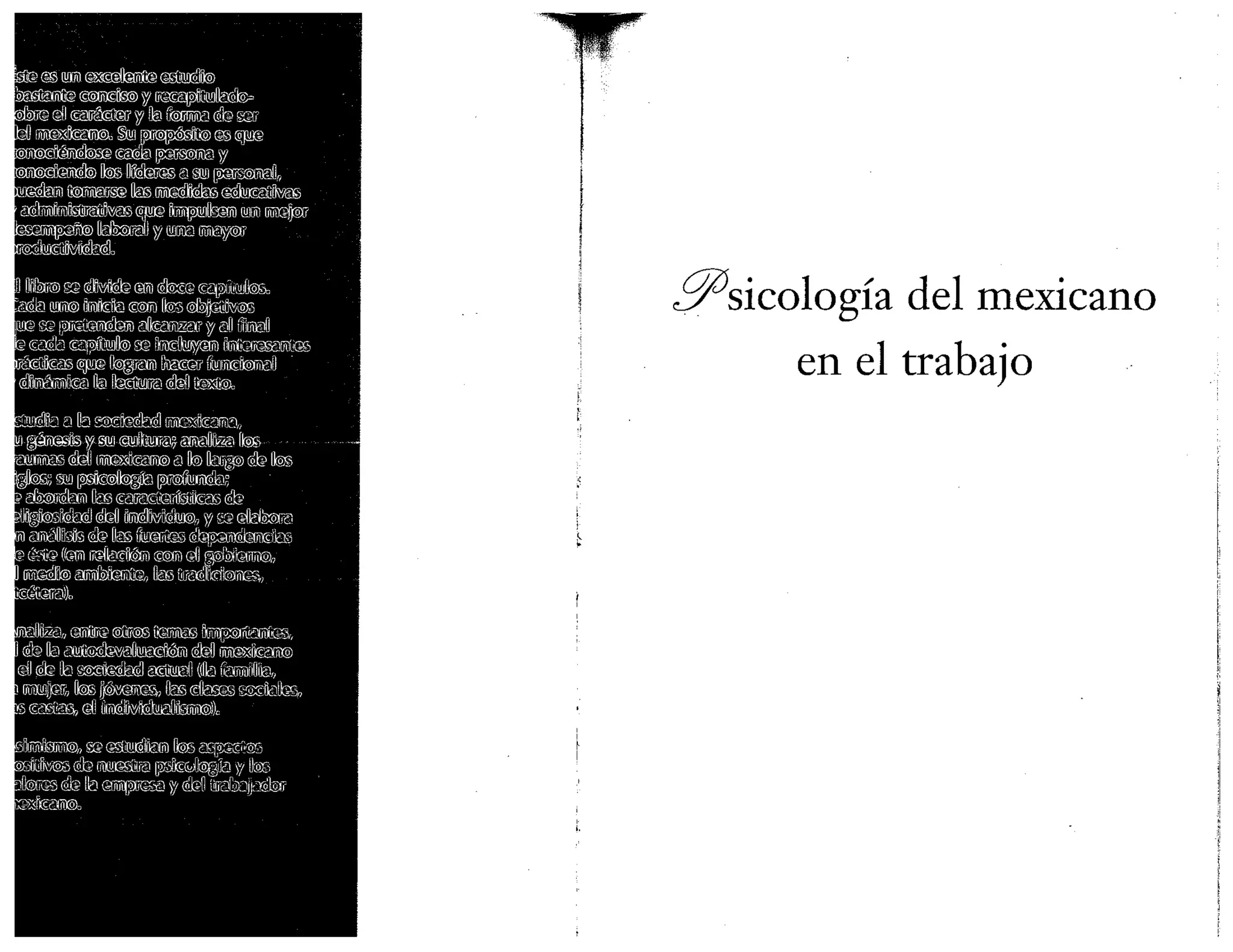 Psicologia del mexicano en el trabajo mauro rodriguez estrada | PDF