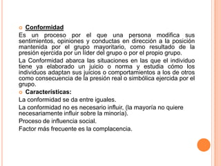 Psicologia de los grupos | PPTX