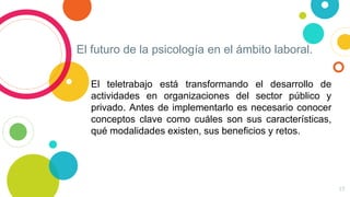 Psicologia en el trabajo | PPTX