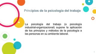 Psicologia en el trabajo | PPTX