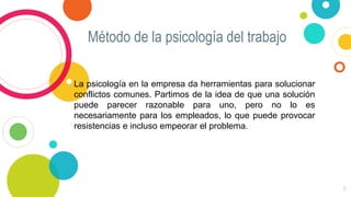 Psicologia en el trabajo | PPTX