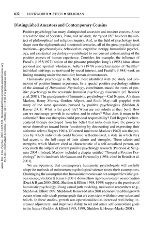 Psicologia positiva | PDF