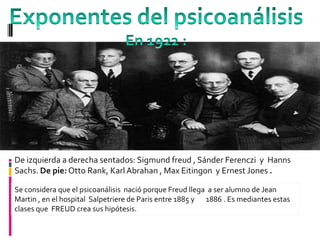 Psicologia psicoanalisis | PPTX
