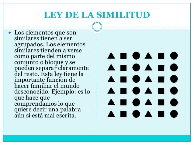 Logotipo De La Ley De Similitud